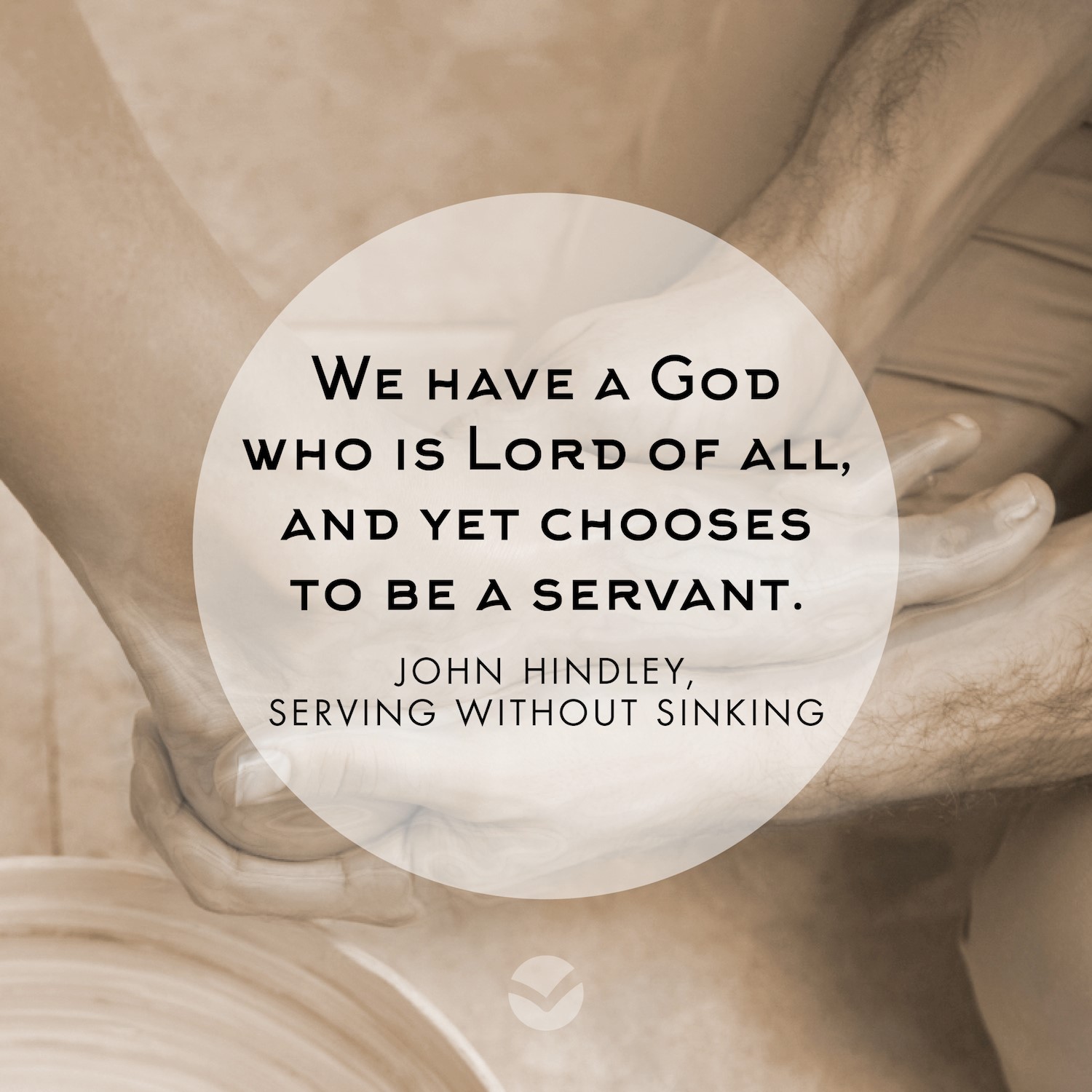 John Hindley on Serving without Sinking | The Good Book Blog